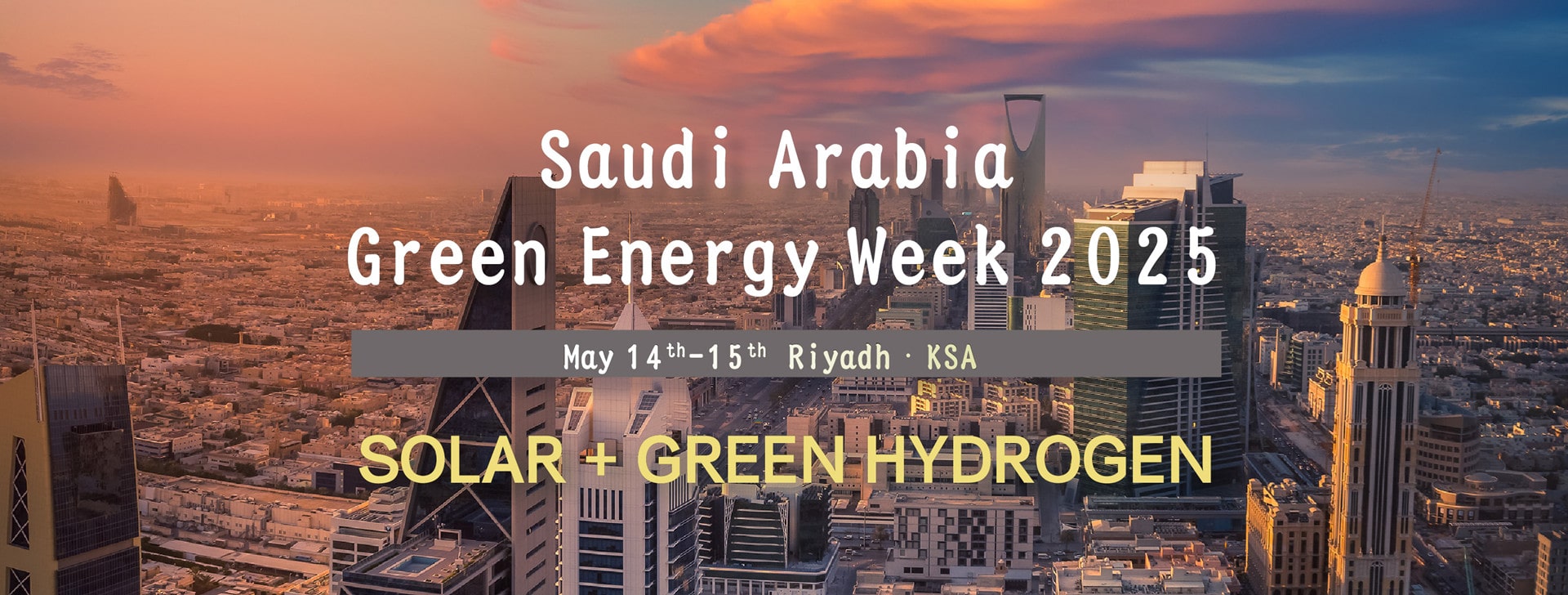 Saudi Arabia Green Energy Week 2026: Conference & Exhibition – Solar PV ...